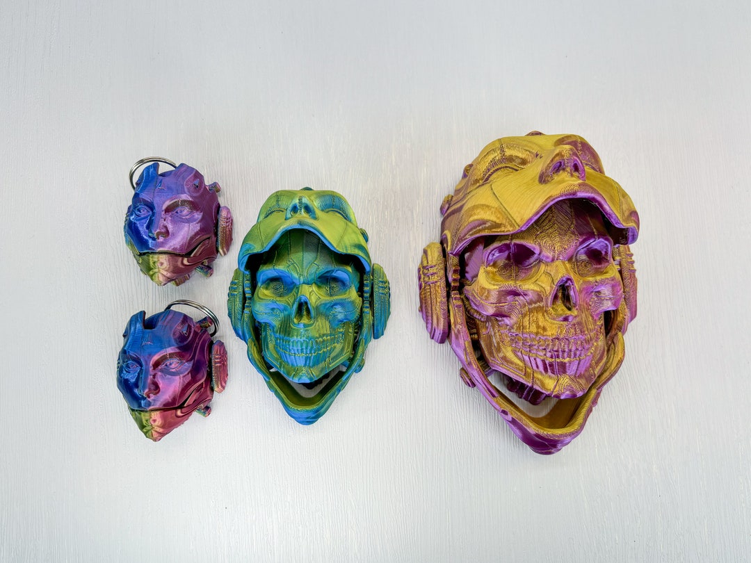 Skeleton Droid Wall Mask Revealed Skeleton 3D Print Artwork Home Decor ...