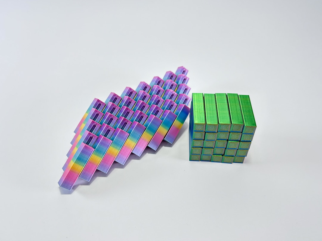 Pixel Fidget Toy - Innovative Desk Toy - Cube or Rectangle - Etsy