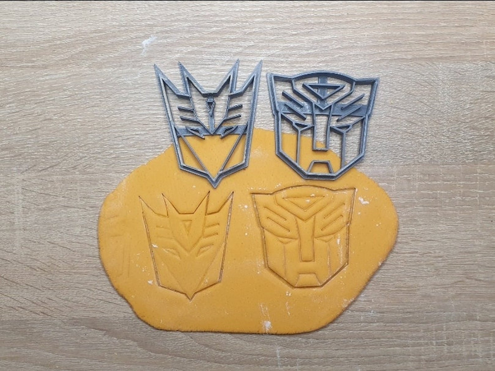 Transformers Clay Polymer Stamp Cookie Cutter ( Autobots & Decepticons ...