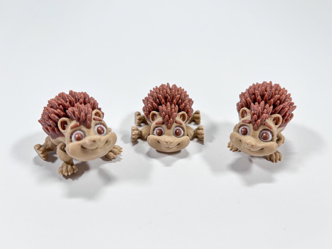 Mini Hedgehog - Small Movable Hedgehog - Flexi Joint Desk Toy - Fidget ...