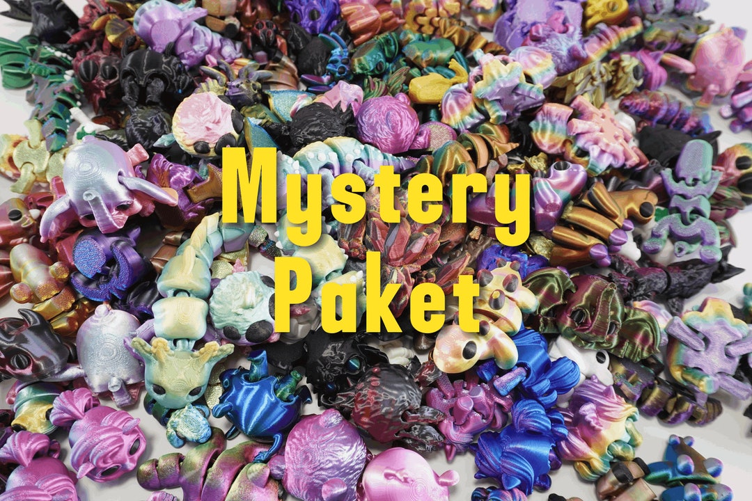 Ultimate Mystery Minifigure Pack 3D Printed Mystery Box Surprise Stress ...