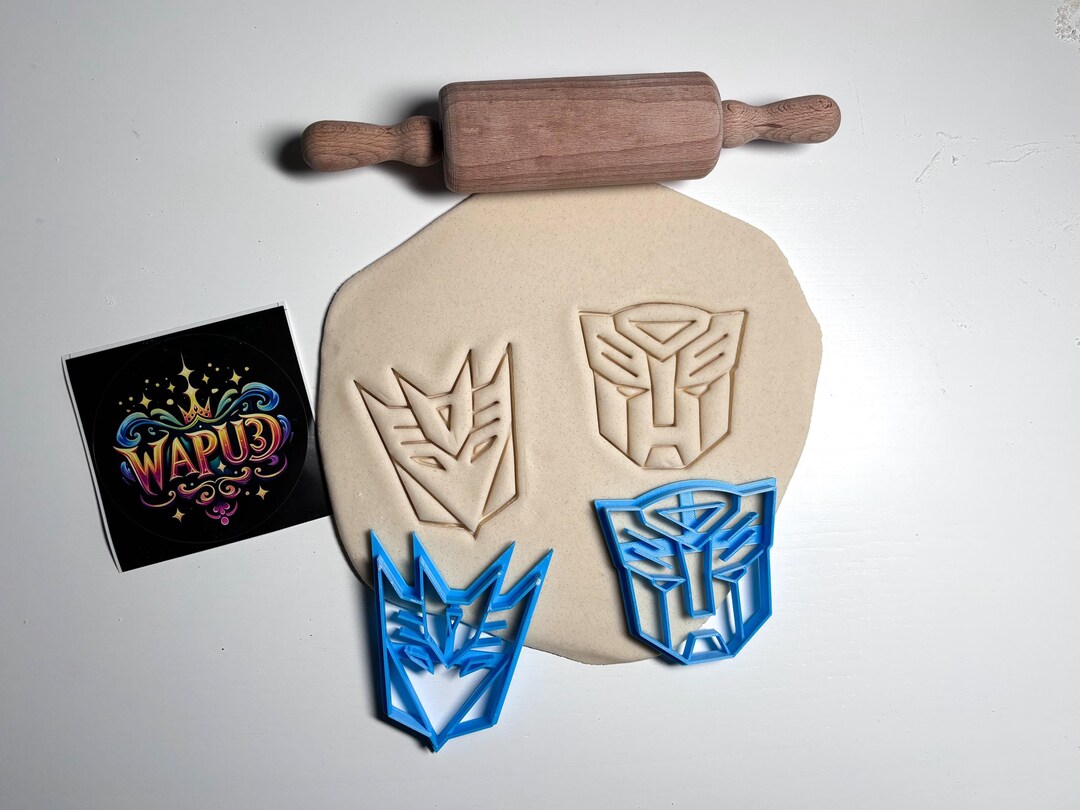 Transformers Clay Polymer Stamp Cookie Cutter ( Autobots & Decepticons ...