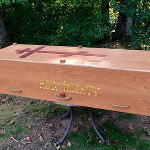 Orthodox Christian All Wood Casket in Cherry, Oak, Walnut, Maple, or ...