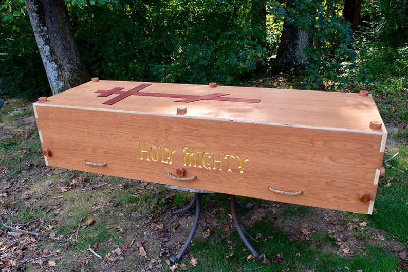 Orthodox Christian All Wood Casket in Cherry, Oak, Walnut, Maple, or ...