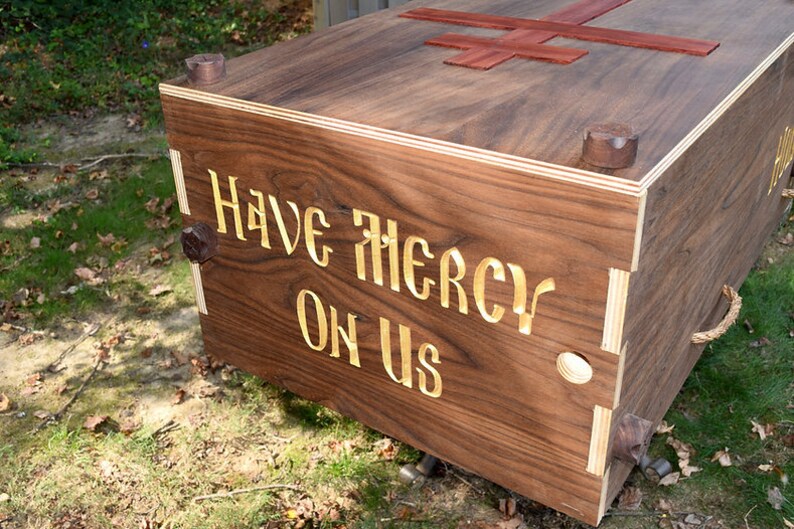 Orthodox Christian All Wood Casket in Cherry, Oak, Walnut, Maple, or ...