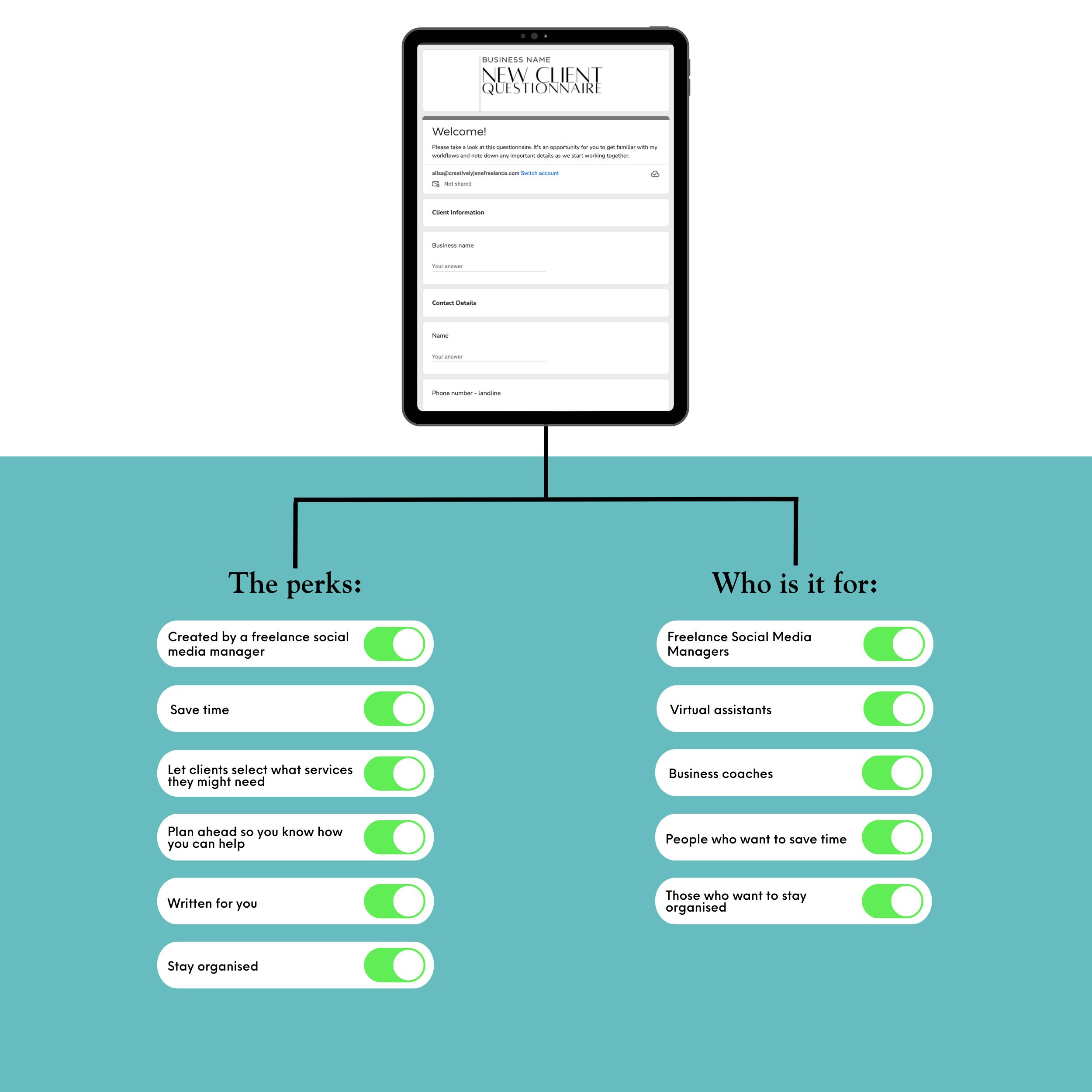 New Client Intake Form | Social Media Manager | Google Form - Etsy