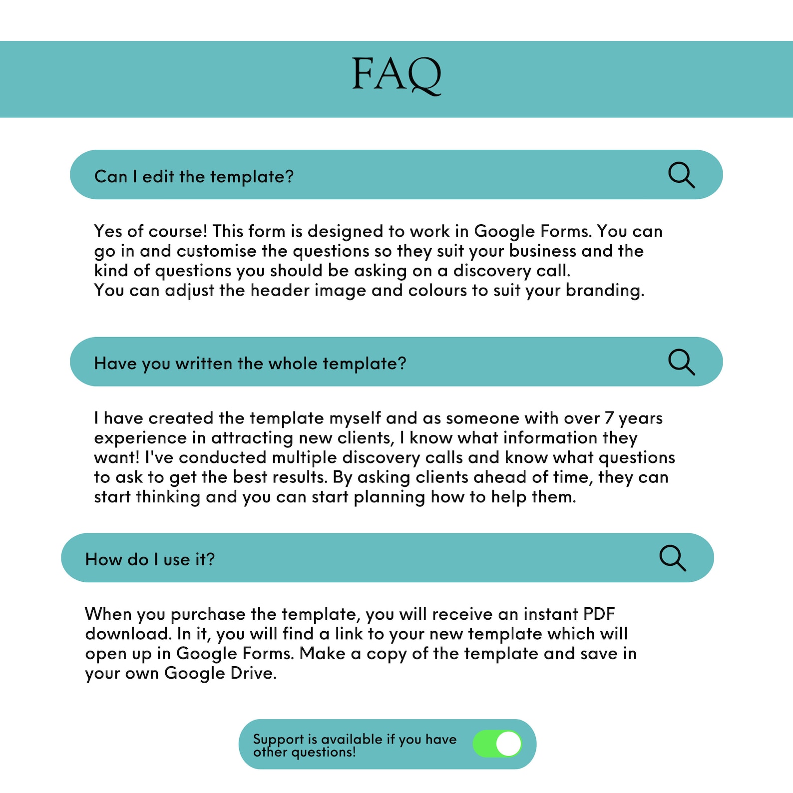 New Client Intake Form | Social Media Manager | Google Form - Etsy