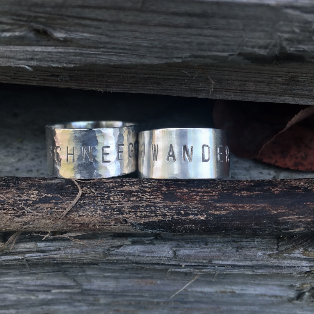 Remembrance Ring Custom Word Letters Name Quote Sentence Personalized ...