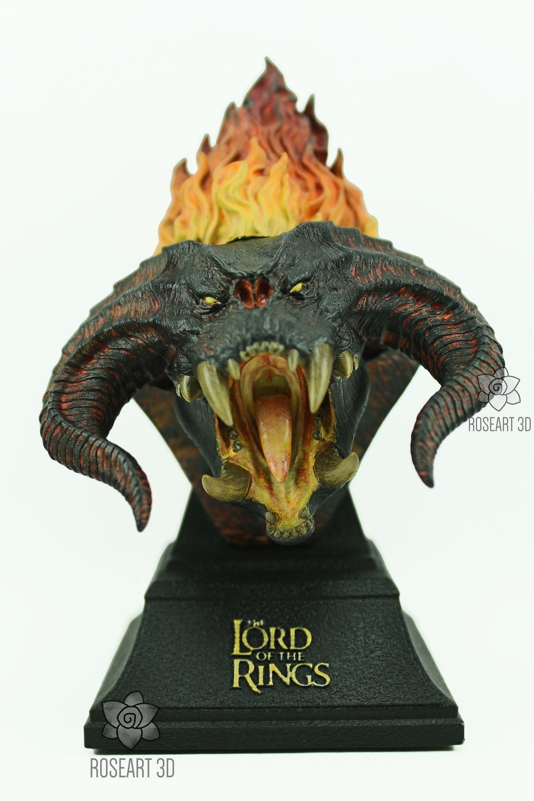 Balrog Bust From Lord of the Rings 3D Printed Model - Etsy