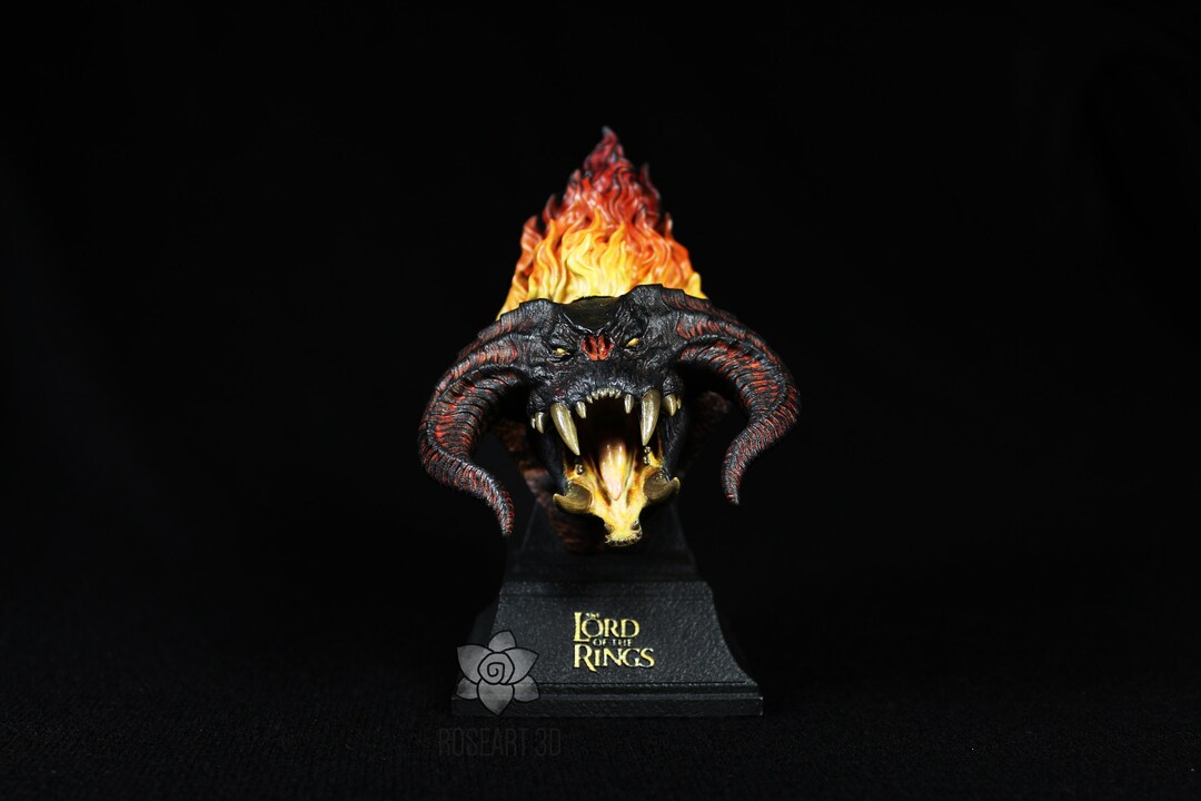 Balrog Bust From Lord of the Rings 3D Printed Model - Etsy
