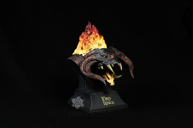 Balrog Bust From Lord of the Rings 3D Printed Model - Etsy