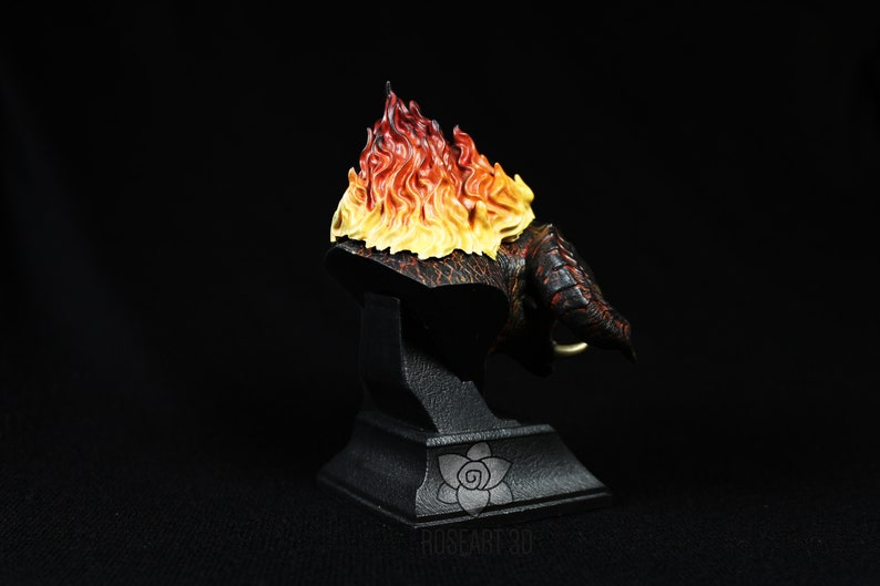 Balrog Bust From Lord of the Rings 3D Printed Model - Etsy