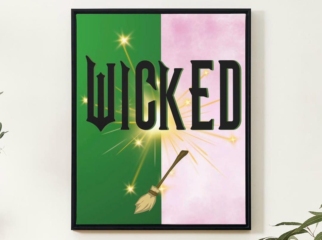 Wicked Digital Download Wall Print - Etsy