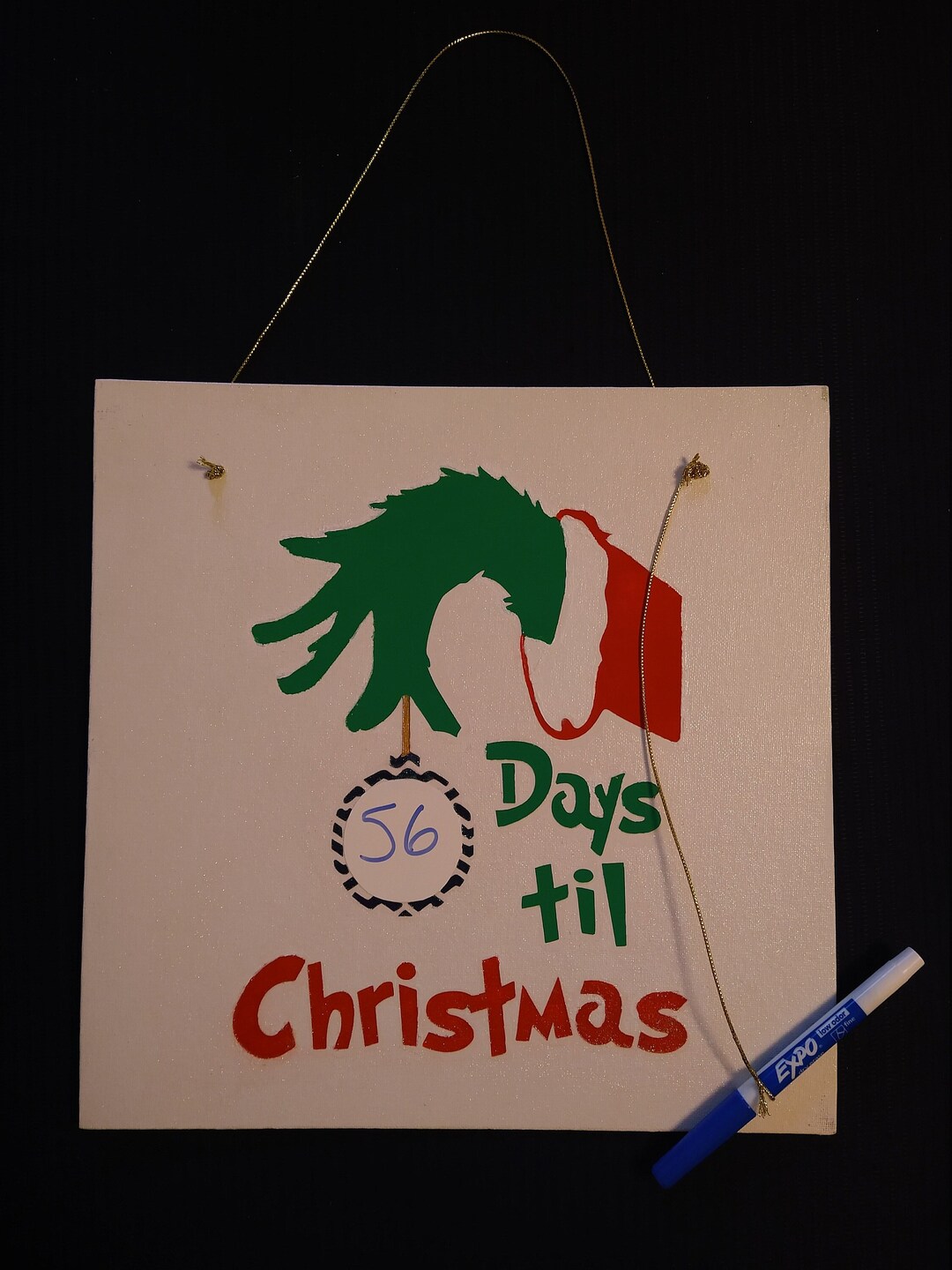 Grinch Days Until Christmas - Etsy