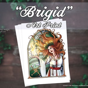 Brigid Celtic Goddess of Imbolc Printable Art Perfect Decoration for ...