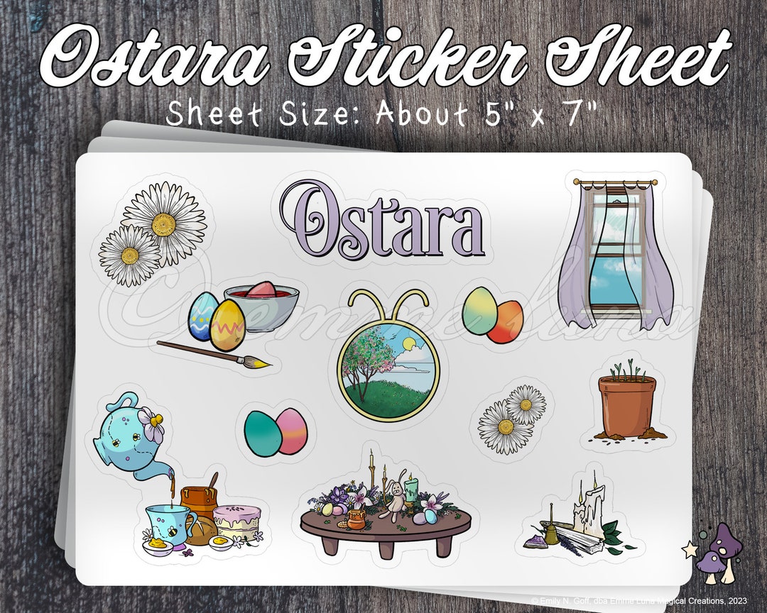 Ostara Sabbat Sticker Sheet - Etsy