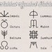 Simple Sabbat Symbol Sticker Sheet - Etsy