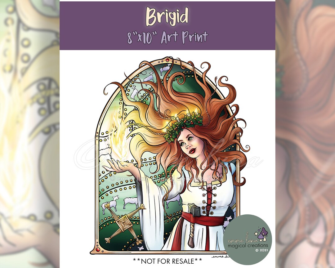 Brigid Art Print multiple Size Options - Etsy
