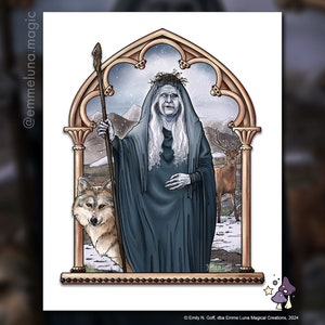 The Cailleach, Goddess Series - Art Print - Etsy