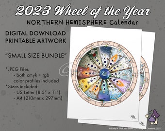 Printable Wheel of the Year Northern Hemisphere - Etsy