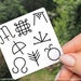 Simple Sabbat Symbol Sticker Sheet - Etsy