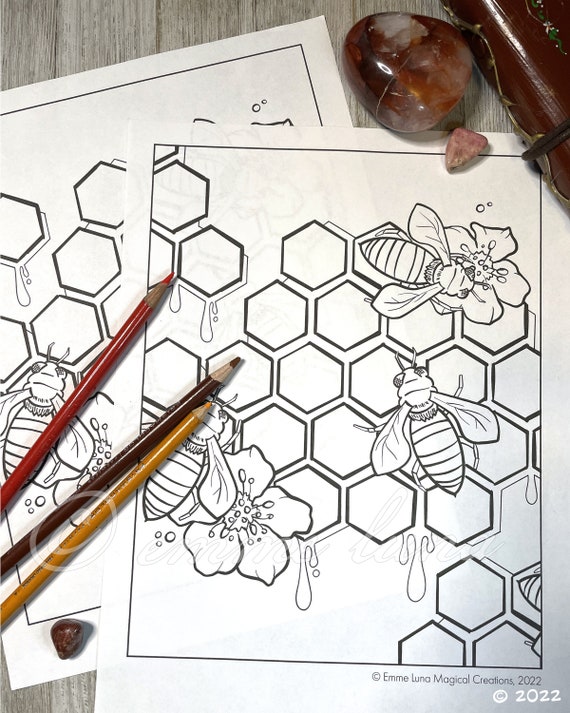Ausmalbilder Honig