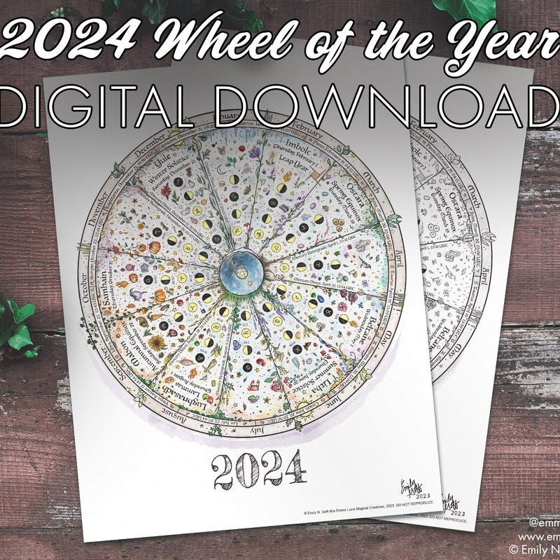Wheel of the Year - Etsy