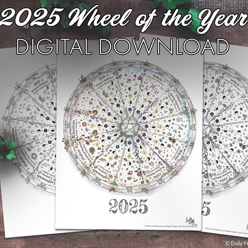 Wheel of the Year - Etsy