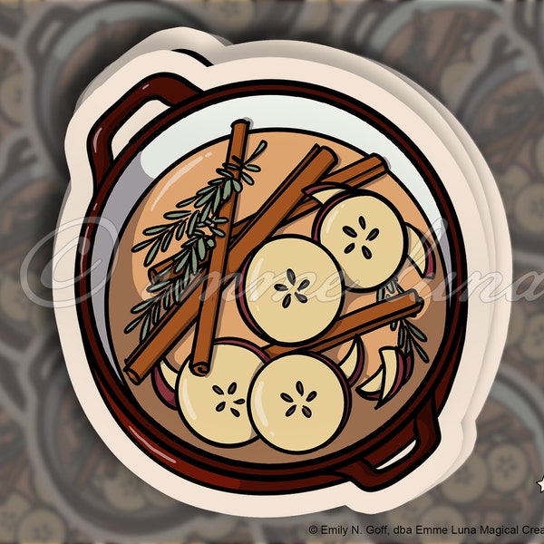 Simmer Pot Sticker - Etsy