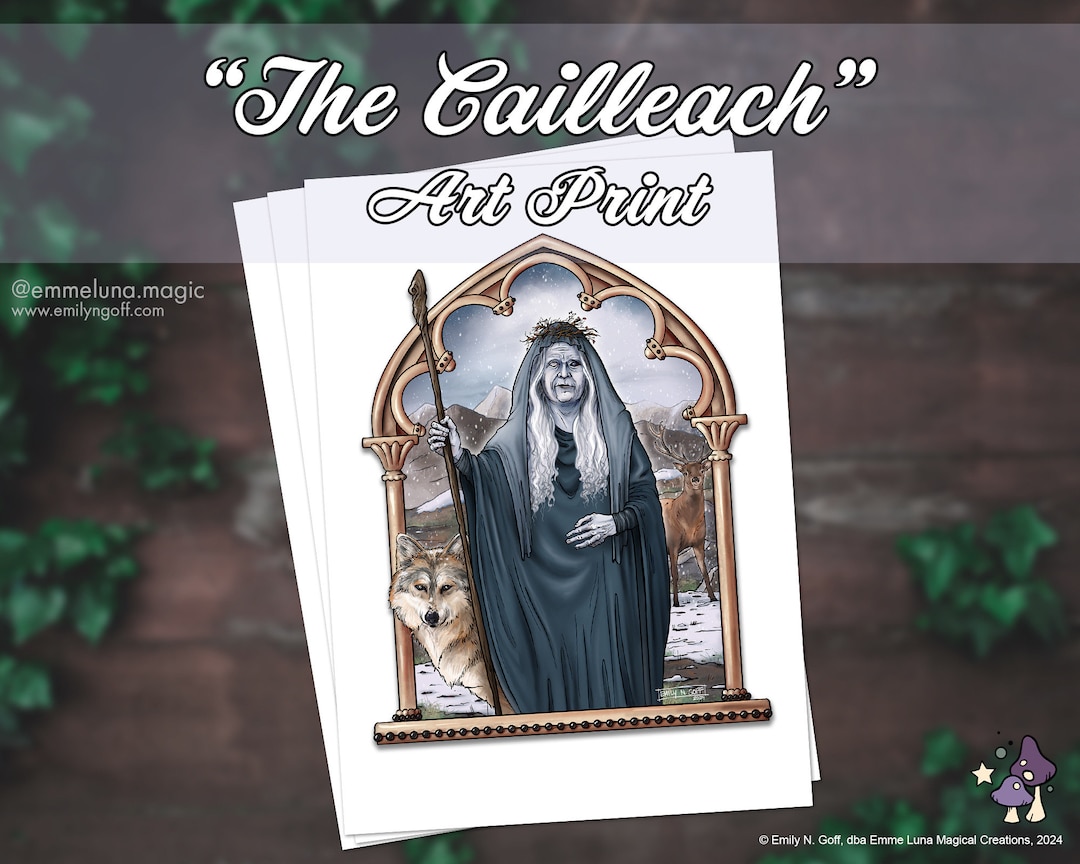 The Cailleach, Goddess Series - Art Print - Etsy