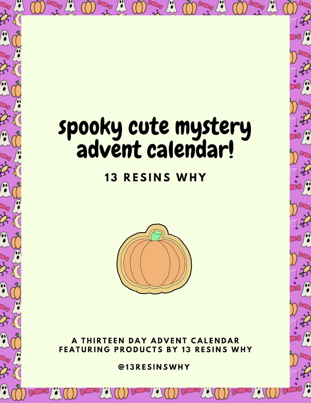 Halloween Mystery Advent Calendar // Mystery Box // Gift Set // Resin ...