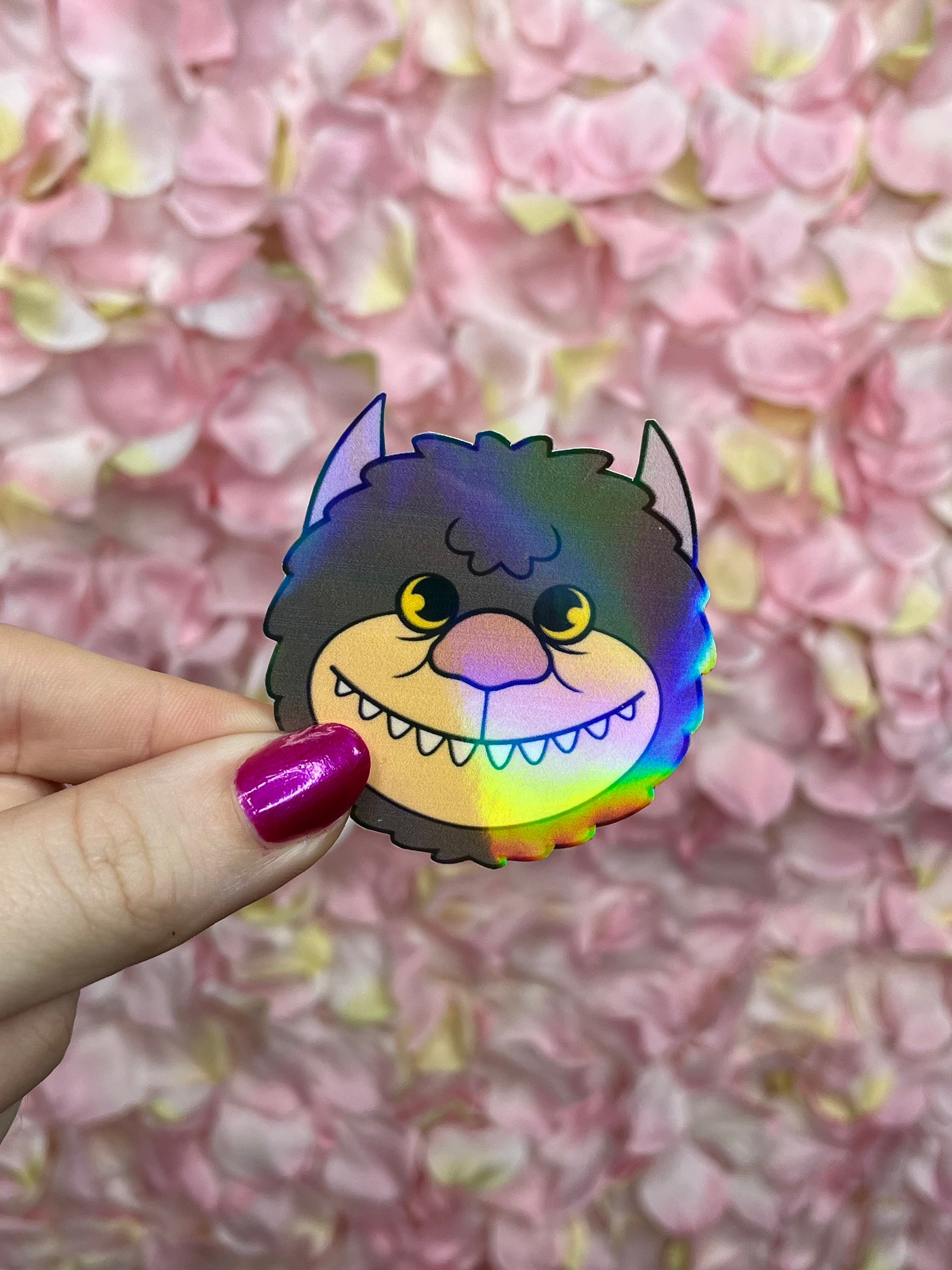 Nostalgic Storybook Characters Holographic Stickers // Handmade ...