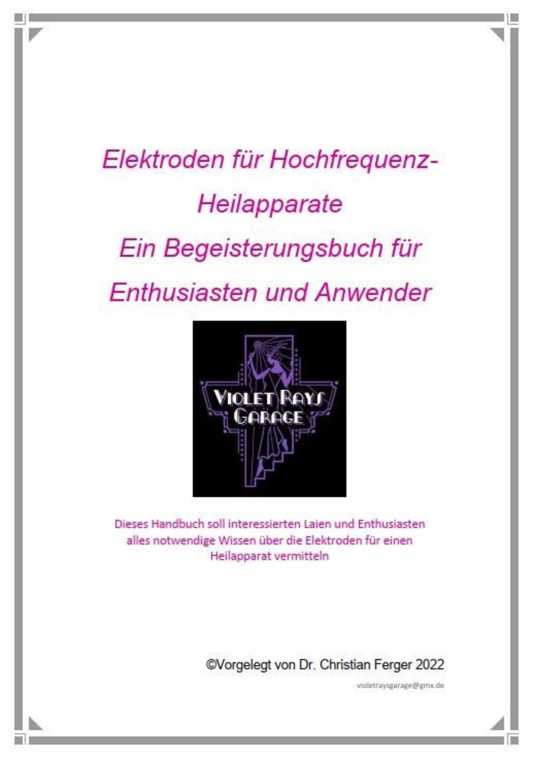 Electrodes for High-frequency Healing Devices Violet Rays - Etsy