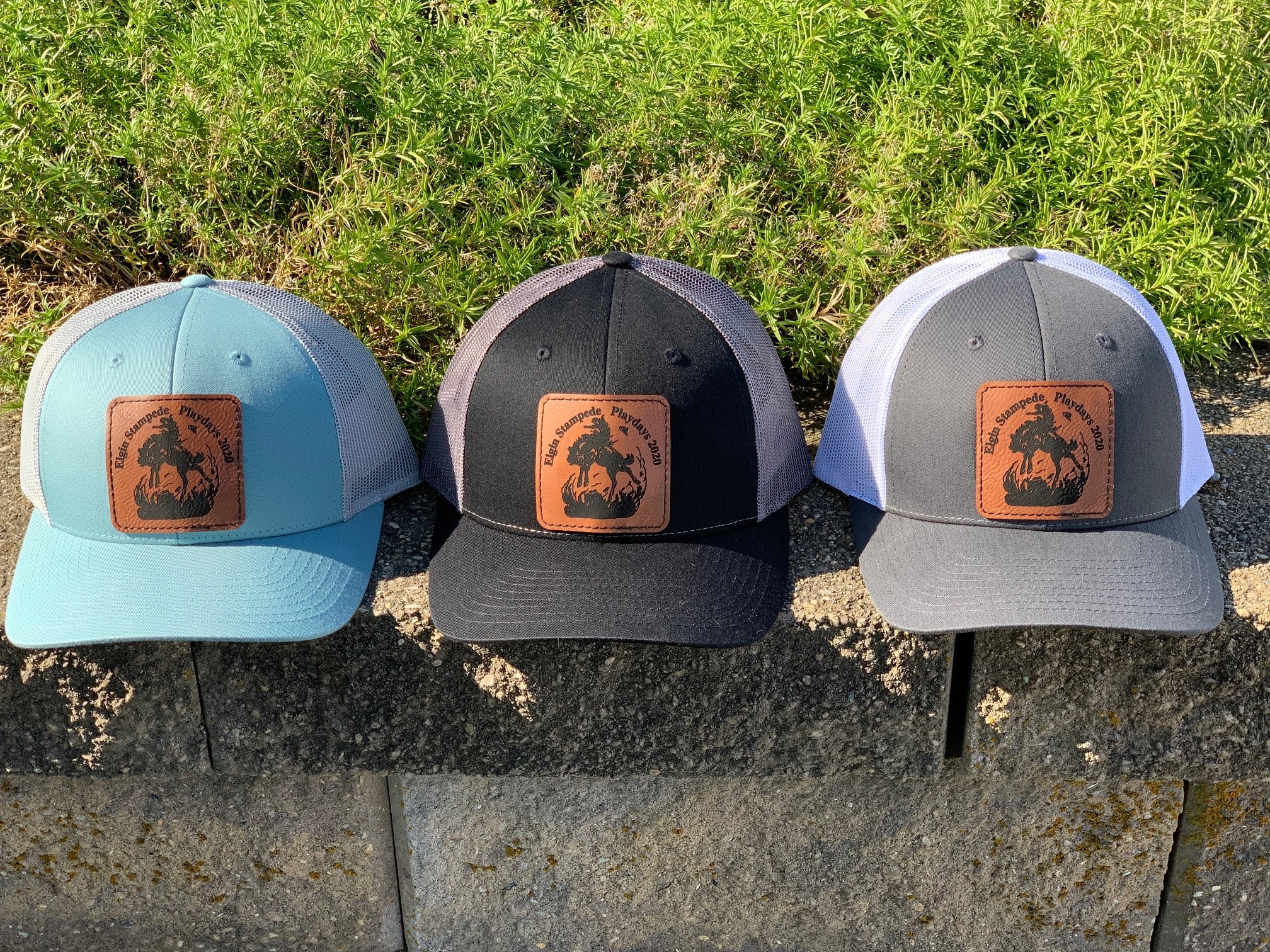 Custom Leather Patch Cap - Etsy