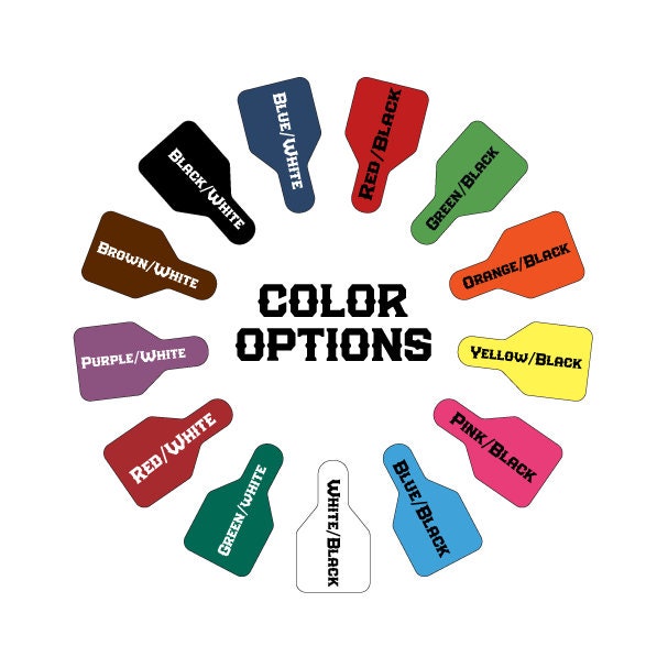 Custom Laser Engraved Cow Ear Tags - Etsy