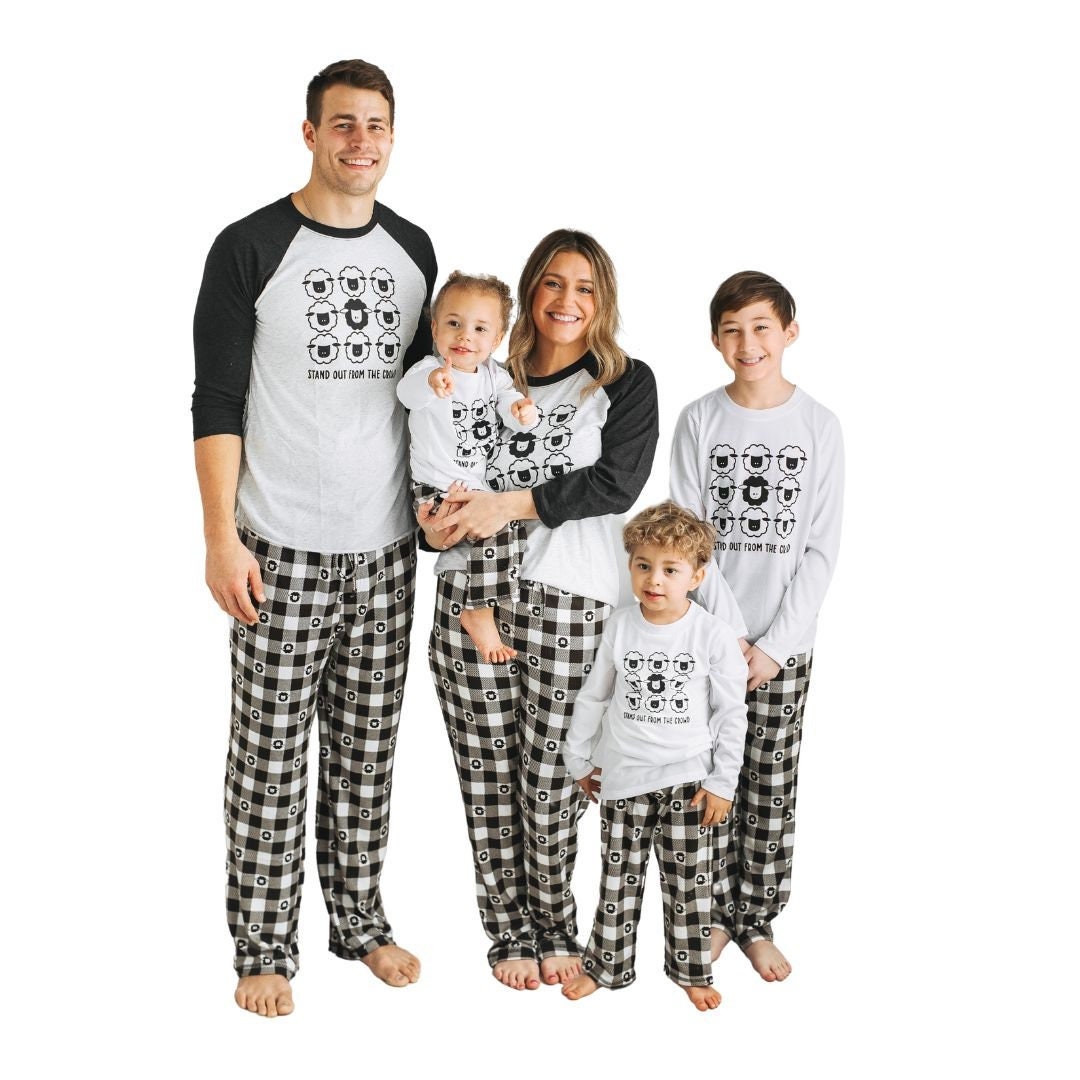 Matching Pajama Pants | Family Pajama Pants | Christmas Pajamas | Black ...