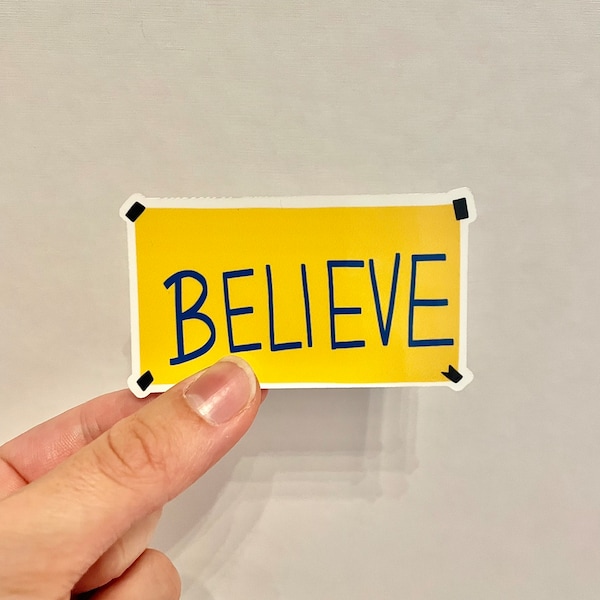 Believe Sign - Etsy