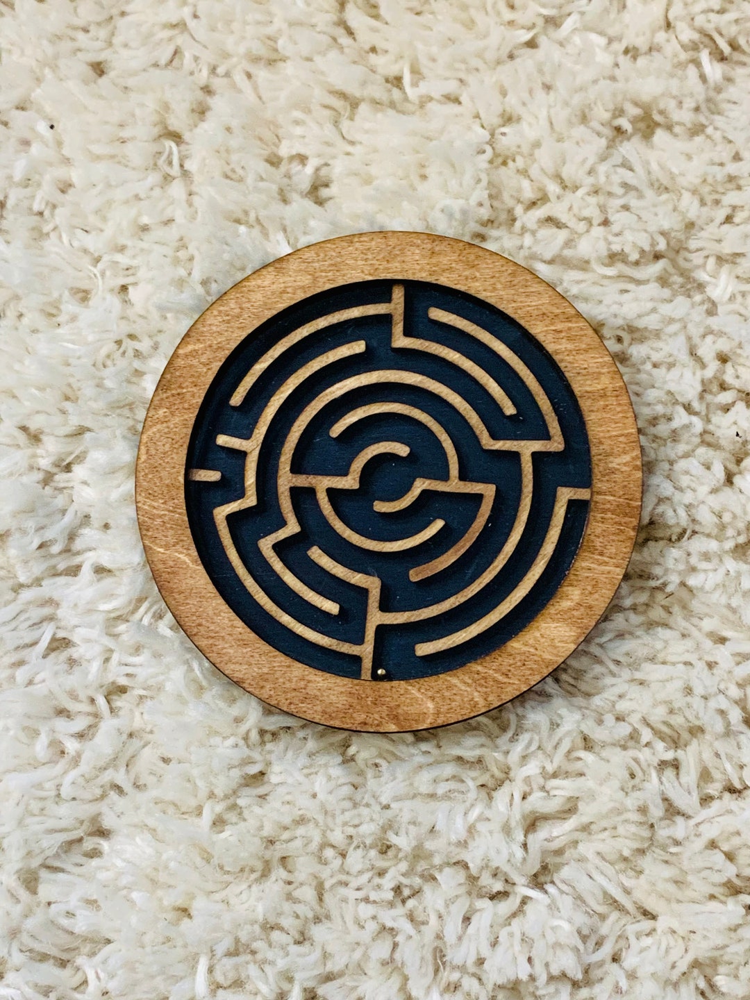 Wooden Maze Game Coaster Set - Etsy