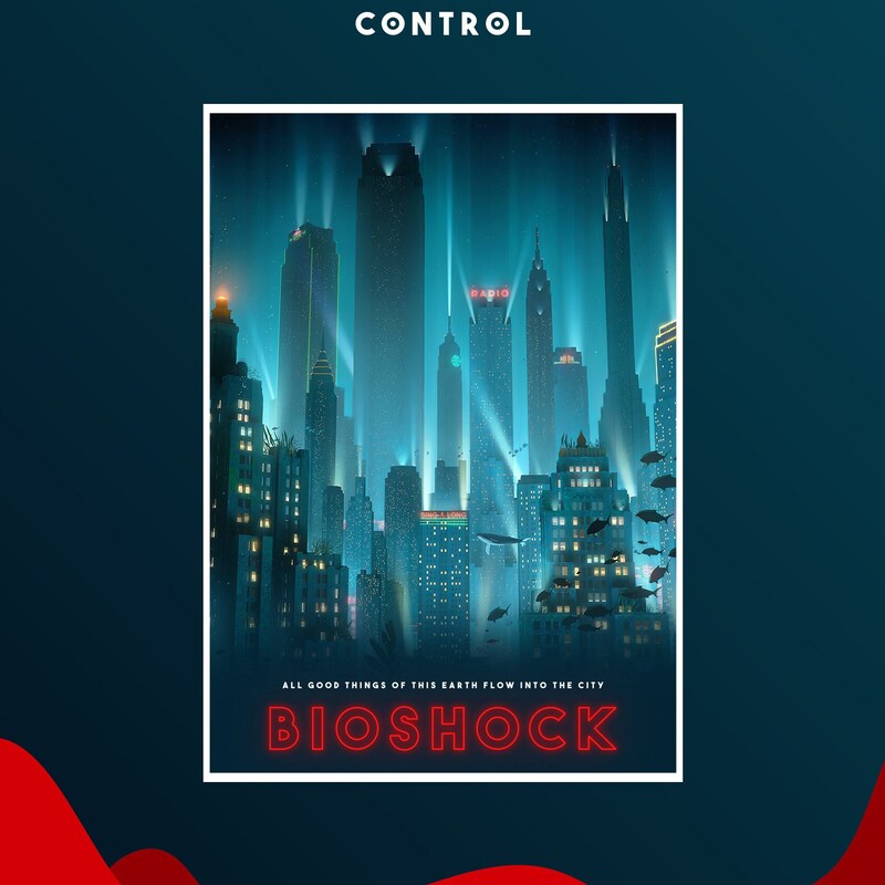 Bioshock Poster - Etsy UK