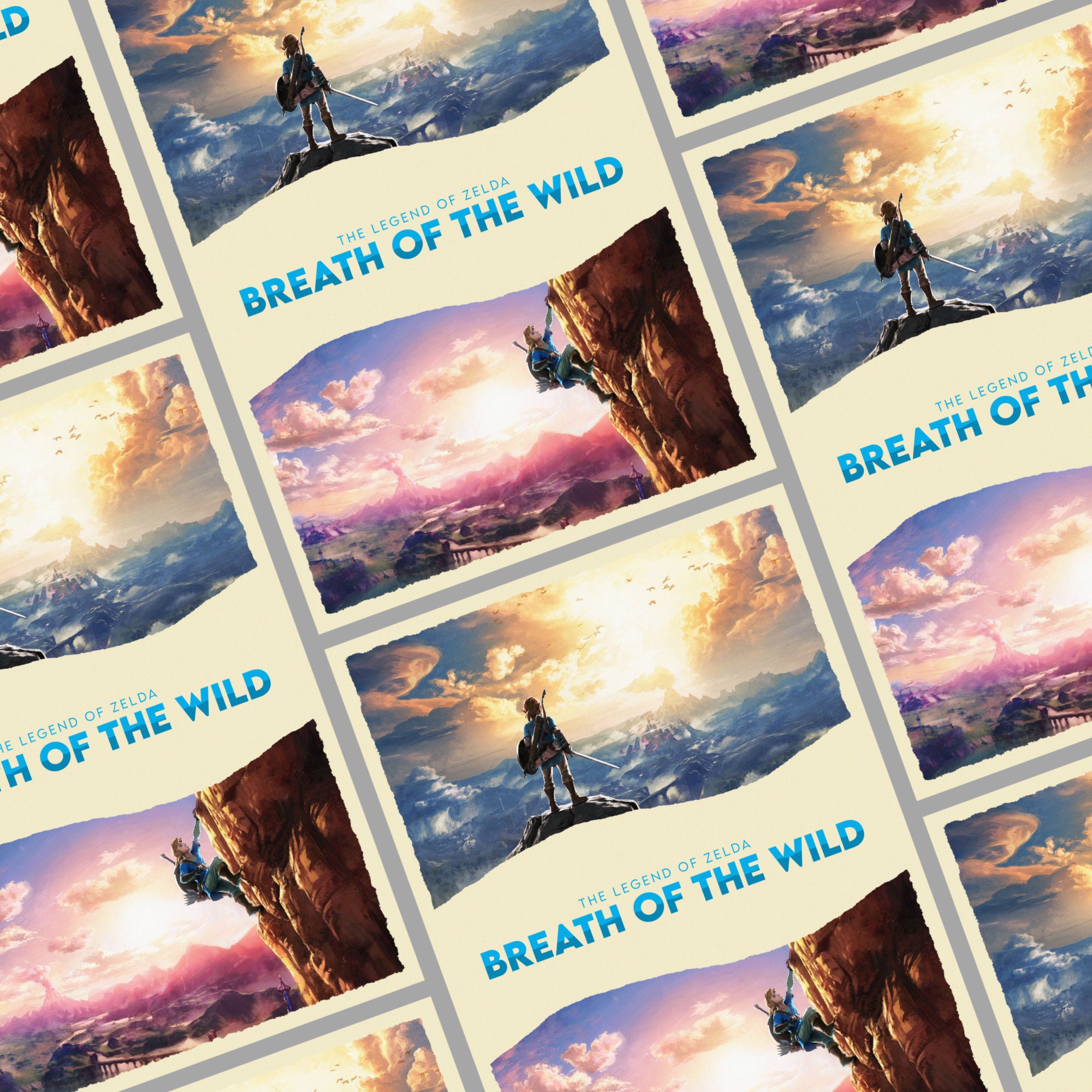 BREATH of THE WILD Poster Digital Print the Legend of Zelda - Etsy