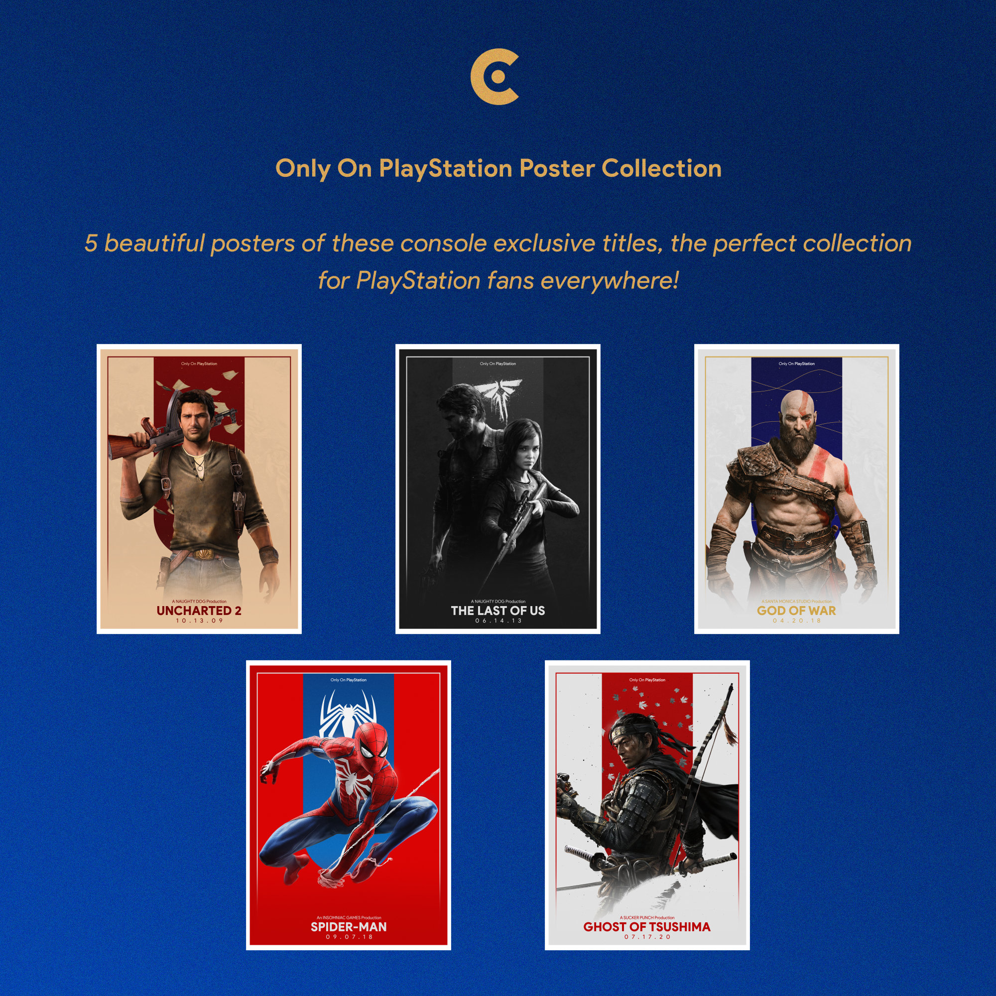 ONLY ON PLAYSTATION Poster Collection - Digital Print - Etsy