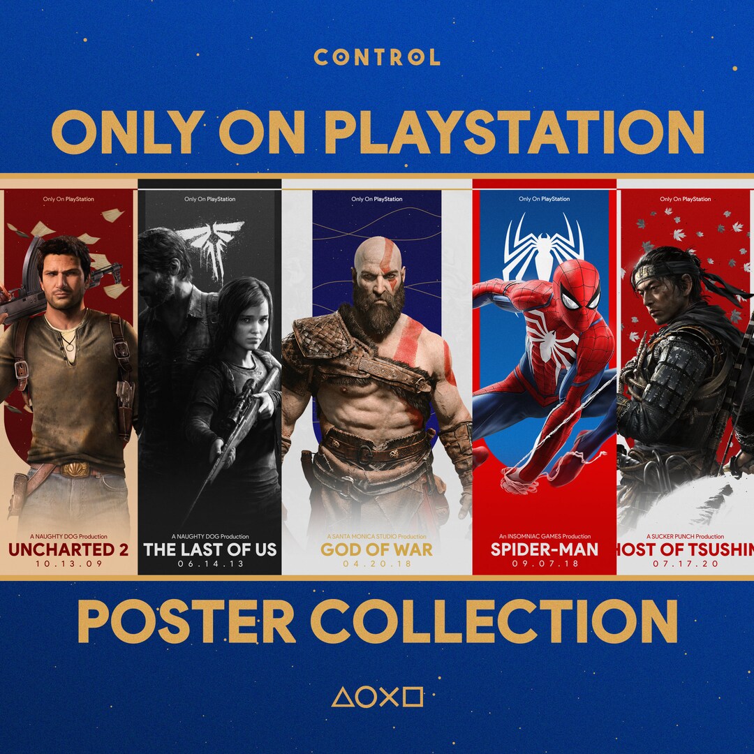 ONLY ON PLAYSTATION Poster Collection - Digital Print - Etsy