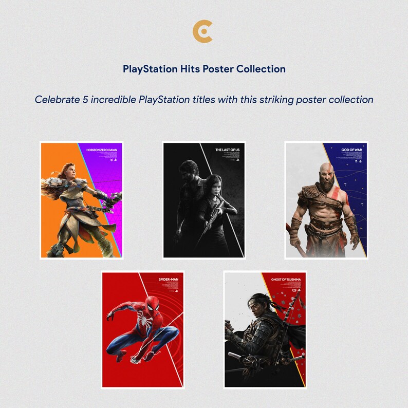 PLAYSTATION HITS Poster Collection - Digital Print - Etsy