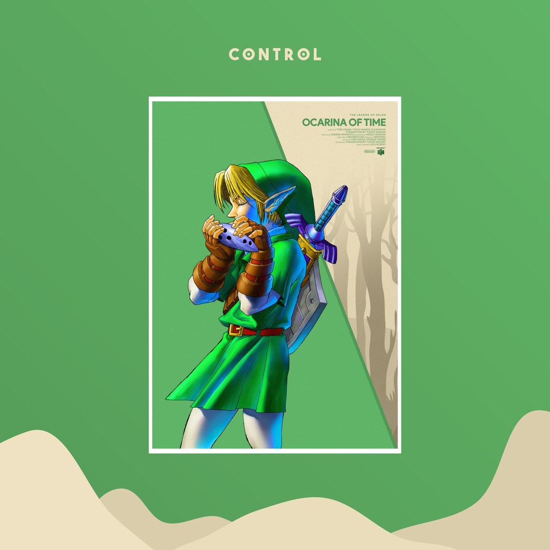 OCARINA OF TIME Poster - Digital Print (the Legend of Zelda) - Etsy