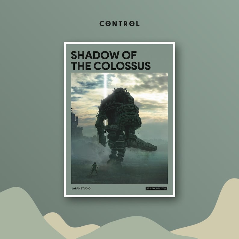 Shadow of the Colossus Poster - Digital Print - Etsy
