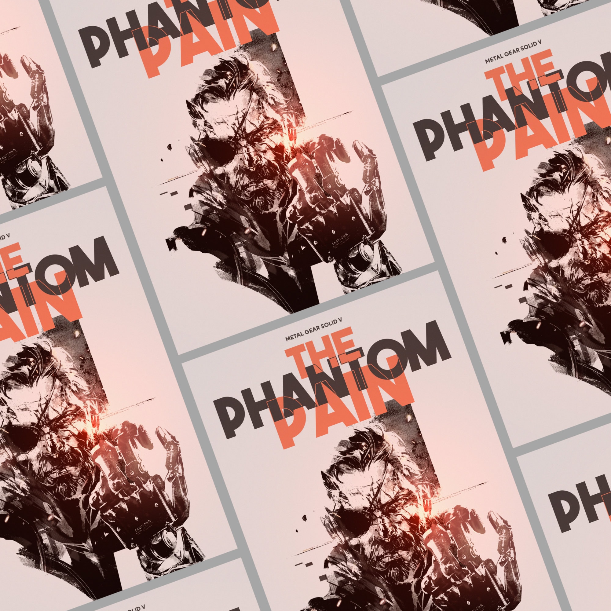 Metal Gear Solid 5 Phantom Pain Poster Metal Gear Solid V: The Phantom