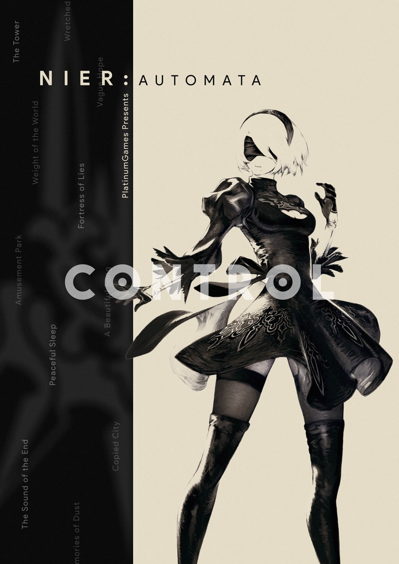 NIER AUTOMATA POSTER - Digital Print - Etsy