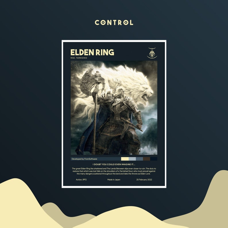 ELDEN RING POSTER A2A3 & A4 Digital Print - Etsy