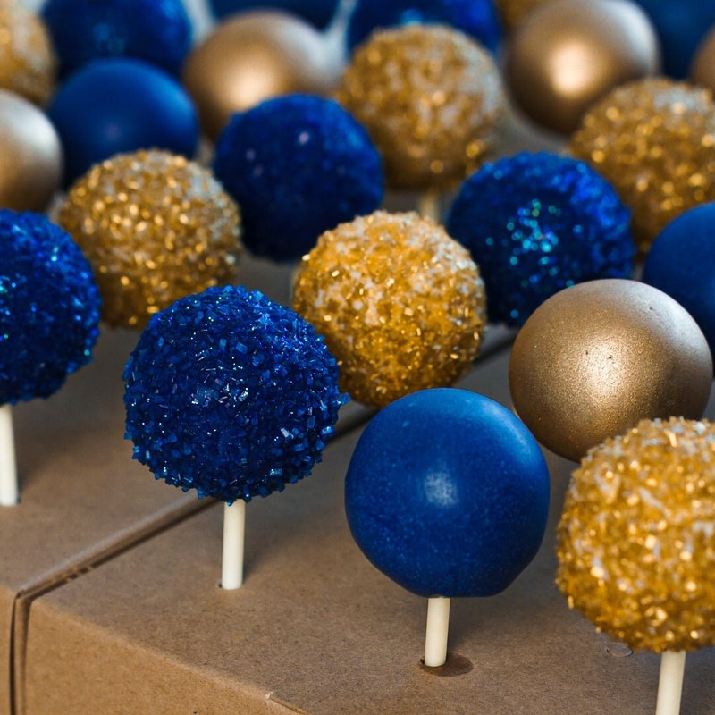 Gold Cake Pops - Etsy