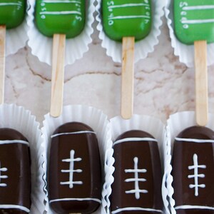 Football Cakesicles Sports Treats - Etsy